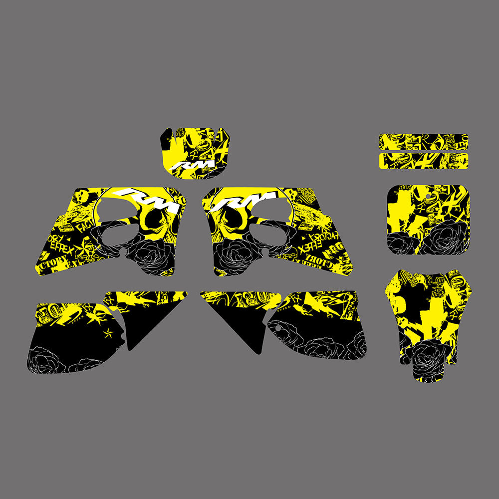 Backgrounds Decals Stickers For Suzuki RM125 RM250 1993-1995