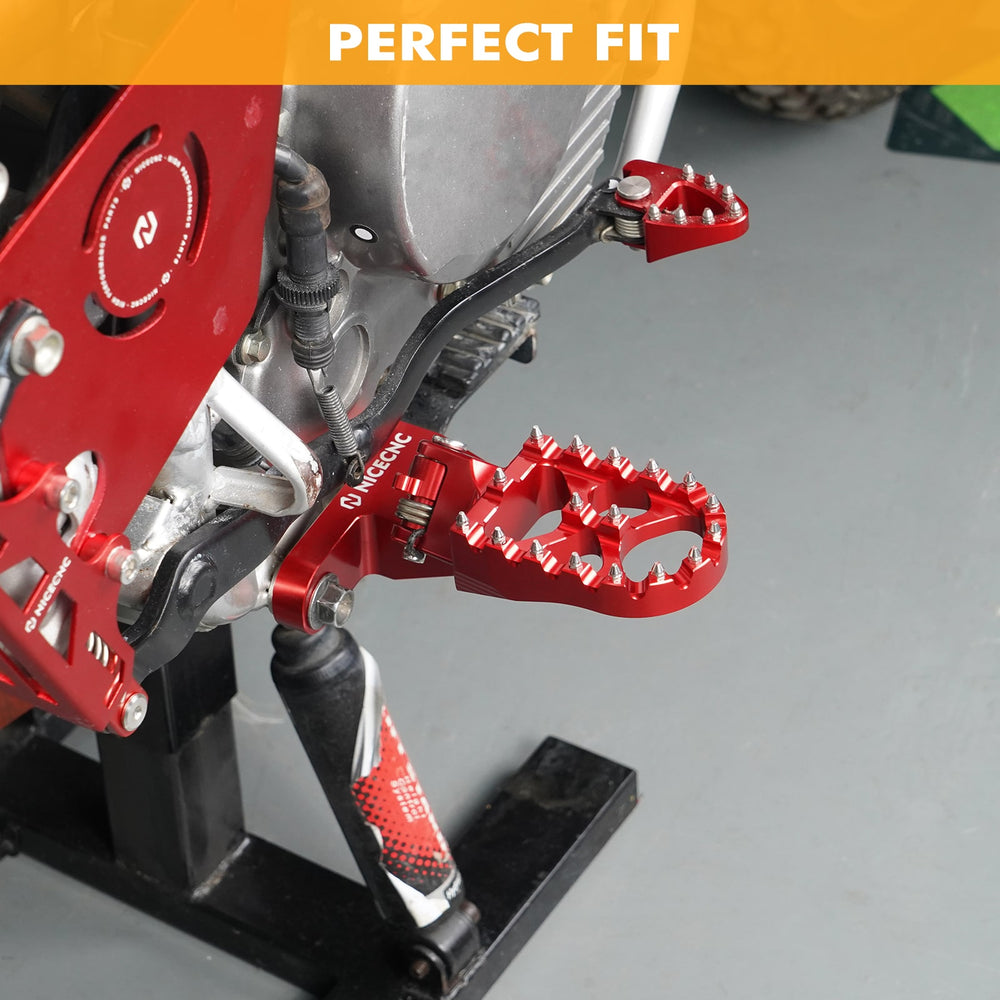 CNC Wide Motorcycle Foot Pegs For Honda XR650L 1993-2024