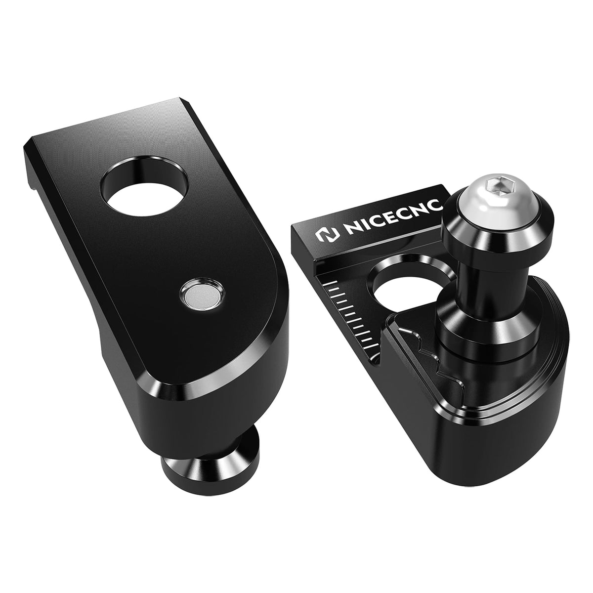 Chain Adjuster Blocks & Swingarm Spools Slider for Yamaha Tenere700 ...